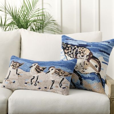 Knife-edge Outdoor Square Pillow | Grandin Road
