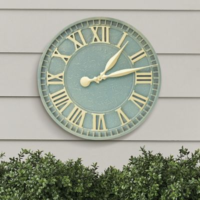 Woodland Tree Outdoor Wall Clock & Thermometer | Grandin Road
