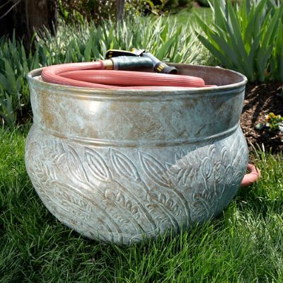 Beaded Stonecast Hose Pot | Grandin Road